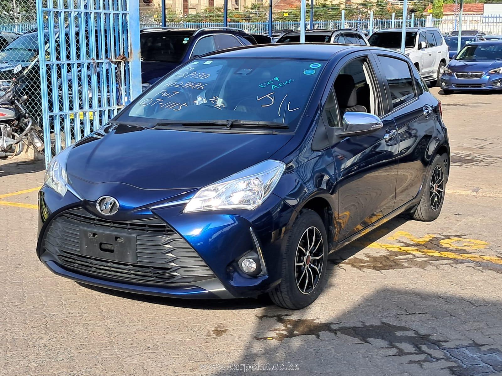 Toyota Vitz Jewela, 2019, 1.0L, Blue - Car Point Mombasa - Cars for ...