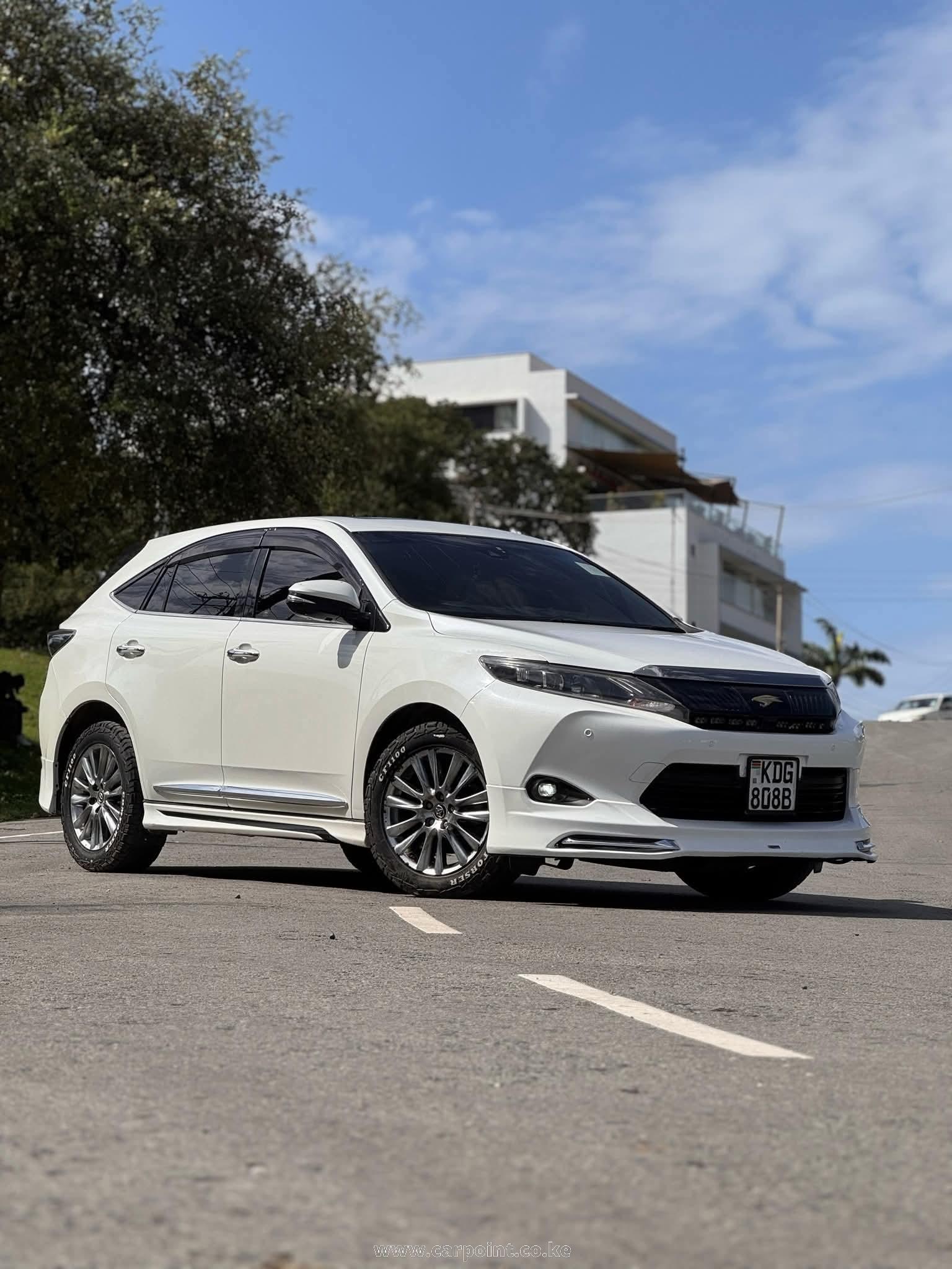 Toyota Harrier, Premium, 2016, White - Car Point Mombasa - Cars for Sale in Mombasa