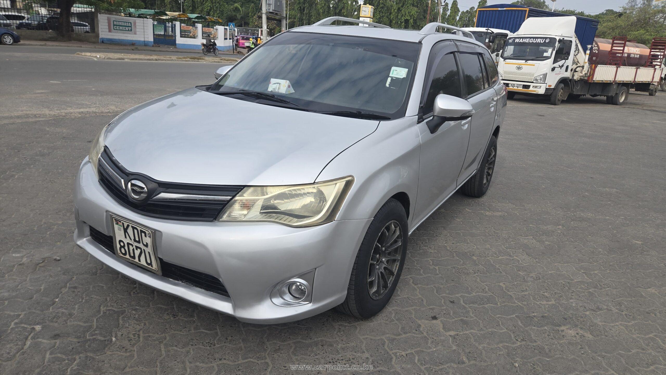 Toyota Fielder, 2014, 1.5L, Silver - Car Point Mombasa - Cars for Sale ...